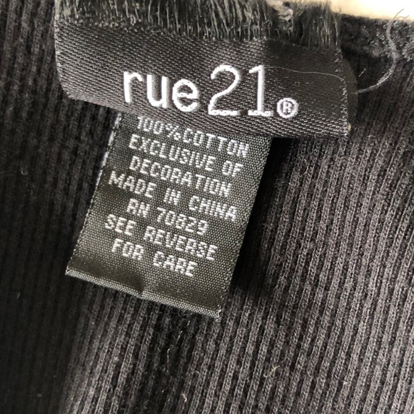 Rue21 | Tops | Rue2 Sequin Black Tank Xl | Poshmark